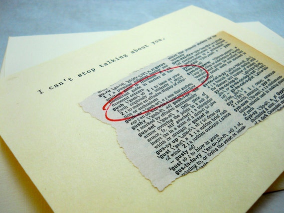 greeting cards: dictionary variety pack of 6 notecards