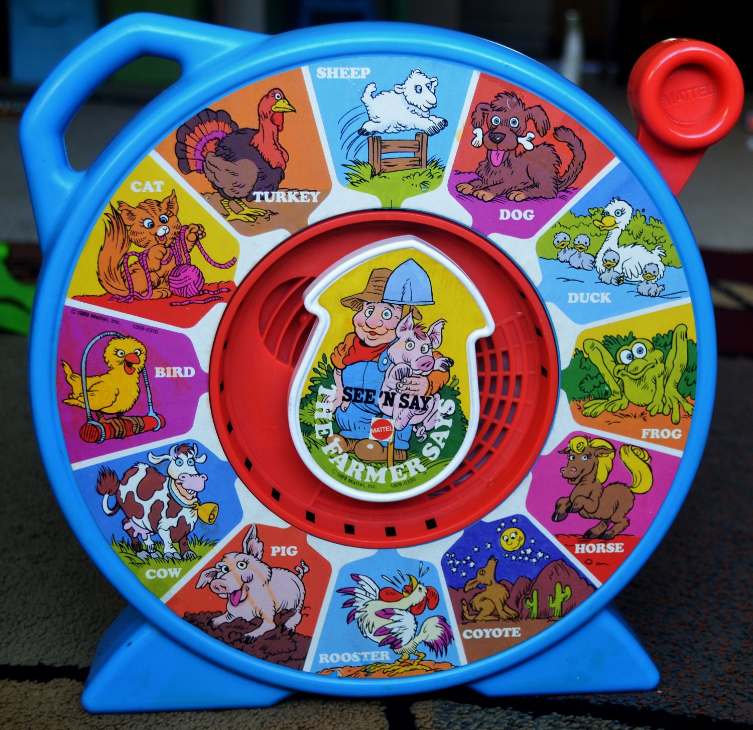 Vintage The Farmer Says See 'n Say by ithinkiminlabor on Etsy