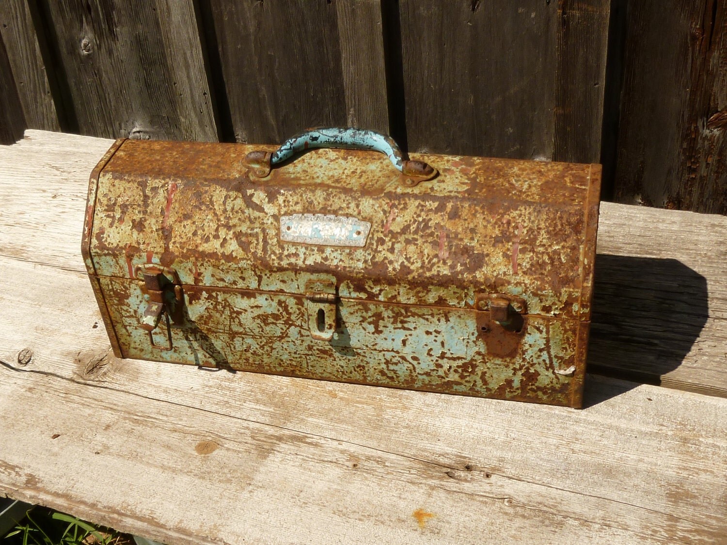 Rusty Old Craftsman Mechanics Tool Box
