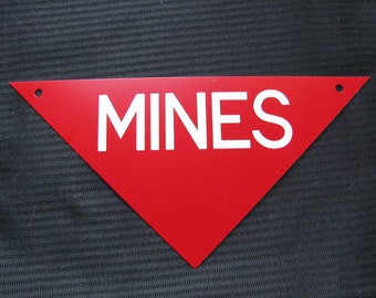 Vintage warning sign | Etsy