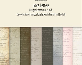 French love letter | Etsy