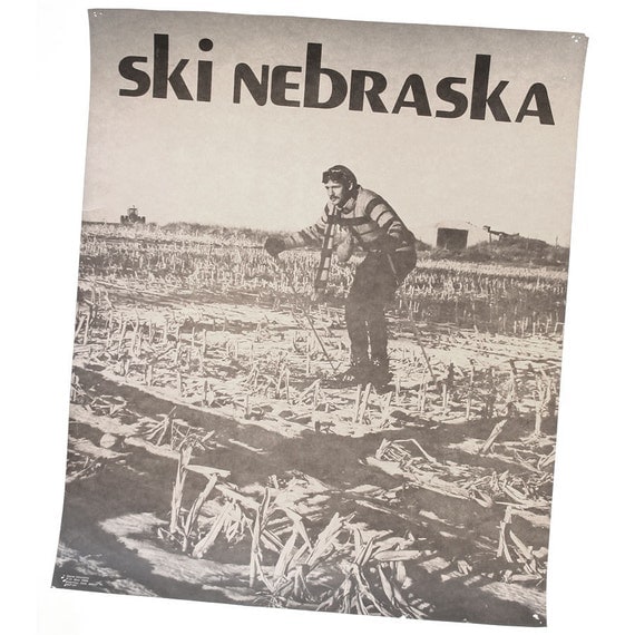 Vintage 1970s SKI NEBRASKA Poster