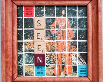 Wall scrabble board | Etsy