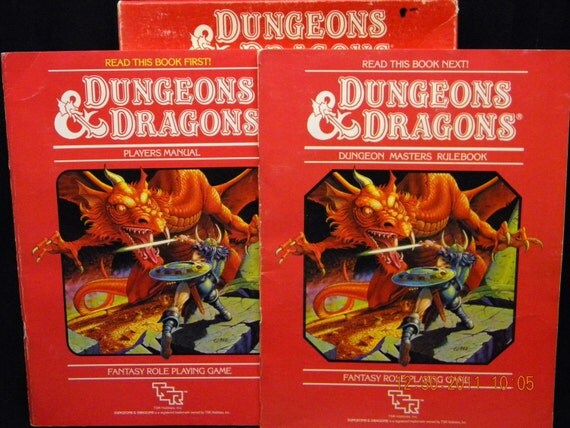 Dungeons & Dragons Set 1 Basic Rules game 1983 original box