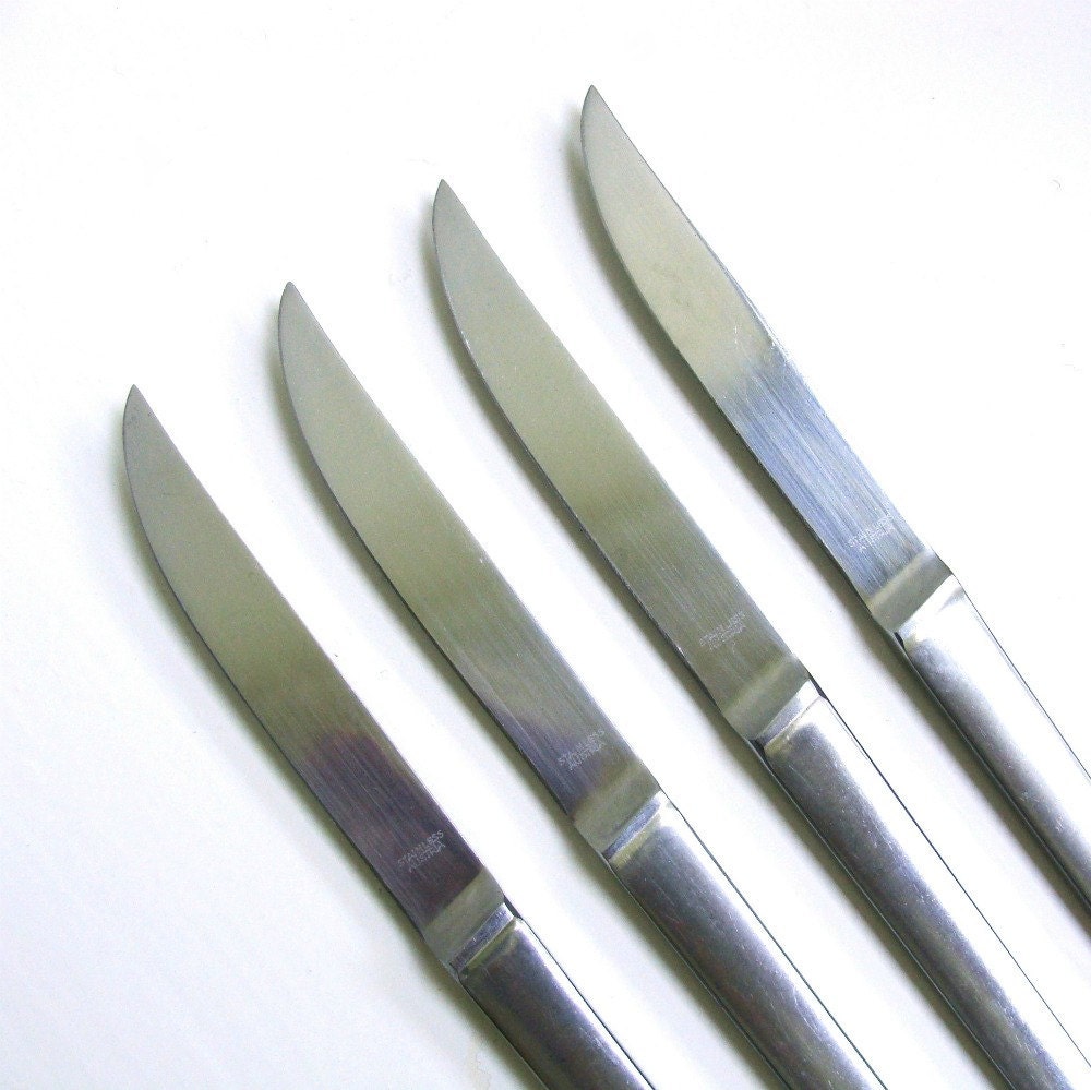 Modernist Knife Set Stainless Steel AUSTRIA 1960's Modernist Knife Set Stainless Steel AUSTRIA 1960's
