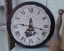 Unique bathroom clocks related items | Etsy