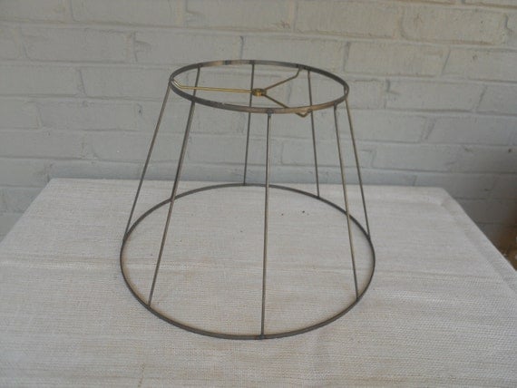 Vintage Metal Lamp Shade Frame
