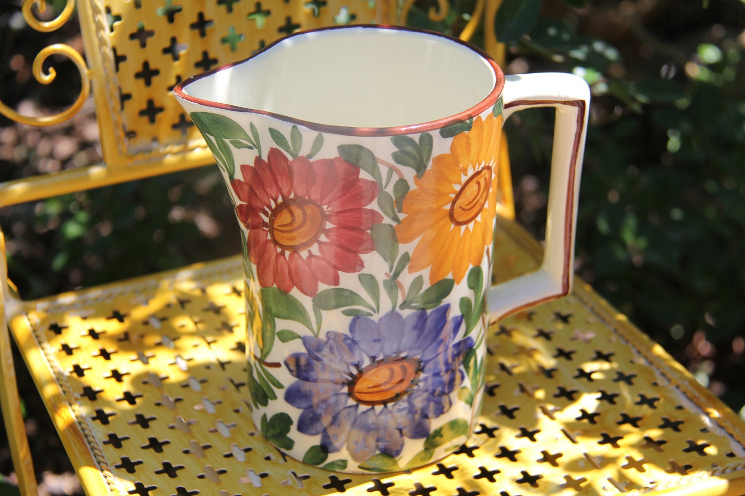 Vintage Schramberg SMF Hand Painted German Pitcher (E90) – Haute Juice