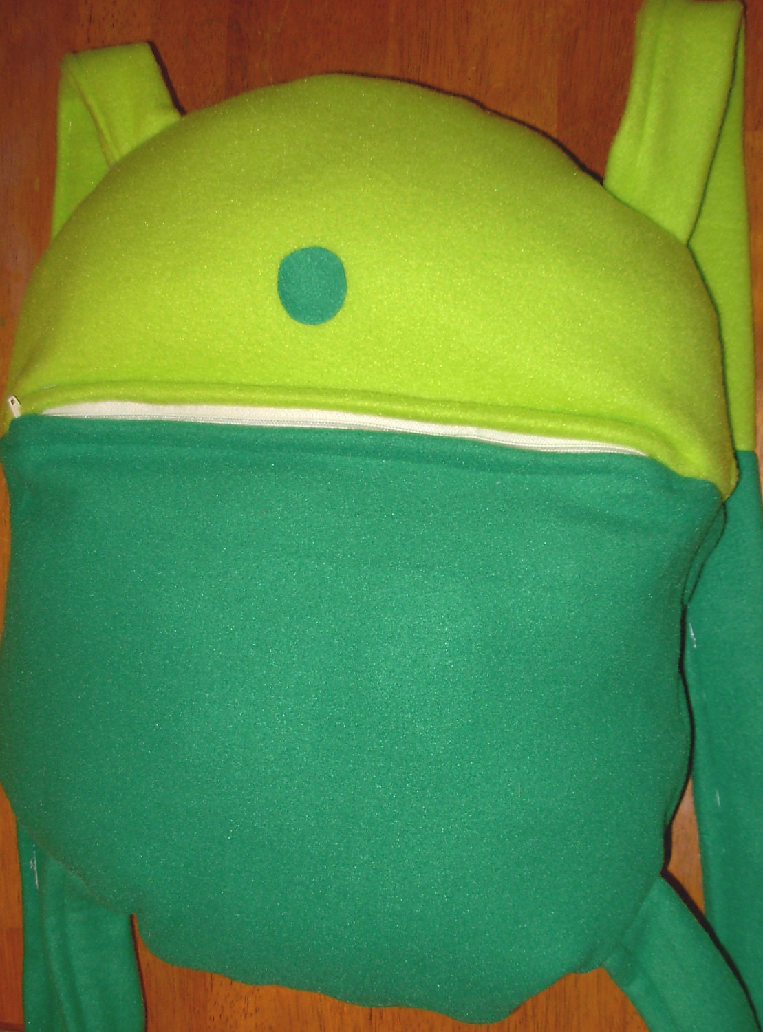 Custom handmade Adventure Time Finn backpack