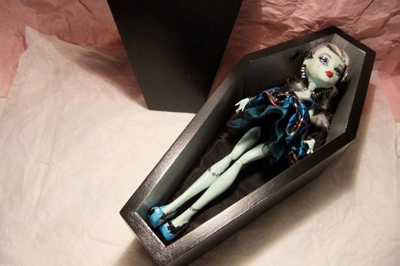 Custom Monster High Coffin Casket Bed by aworldoffriends on Etsy
