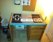 Items similar to Handpainted Nintendo Desk on Etsy