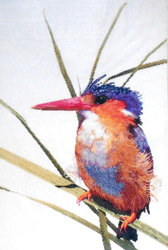 Dimples Designs SPIKE Bird By Terrence Nolan Counted Cross