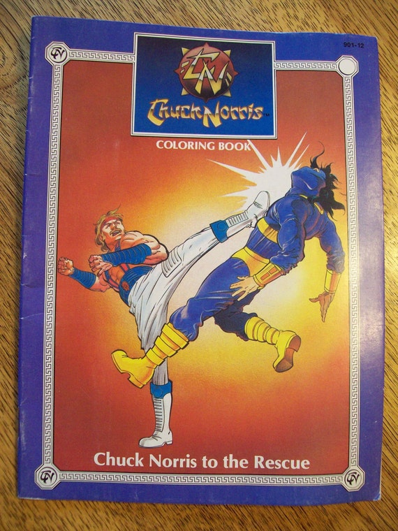 AWESOME Chuck Norris Coloring Book CHUCK NORRIS to the