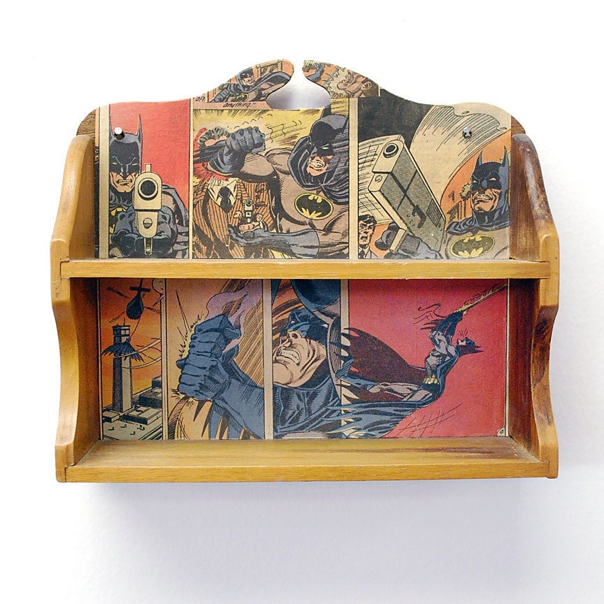 Wooden Comic Shelf