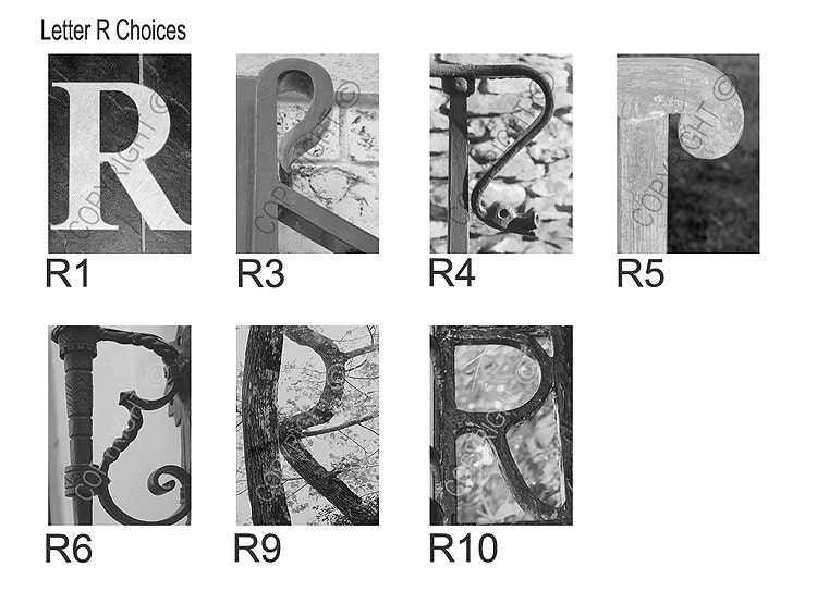 Alphabet Photography Letter R Alphabet Prints by AlphabetArtPhotos