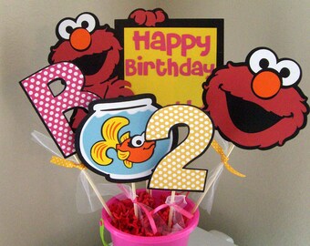 Popular items for elmo centerpiece on Etsy