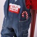 Personalized Santa Overalls 6 months to 5T