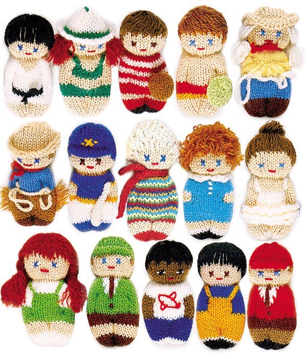 Pocket Pals to knit by hand or machine Pattern Book