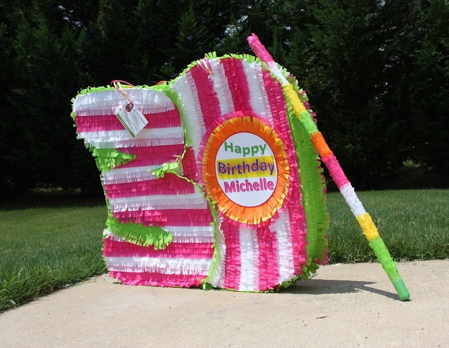 Pinata Stick Decorated to match your pinata