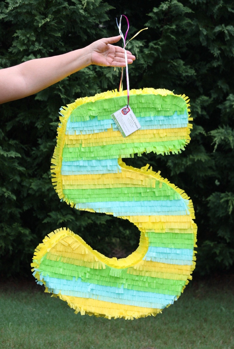 Large Number Five Pinata. Número Cinco. Custom Pinata