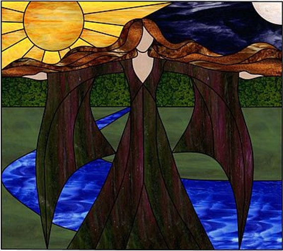 Goddess Stained Glass Pattern