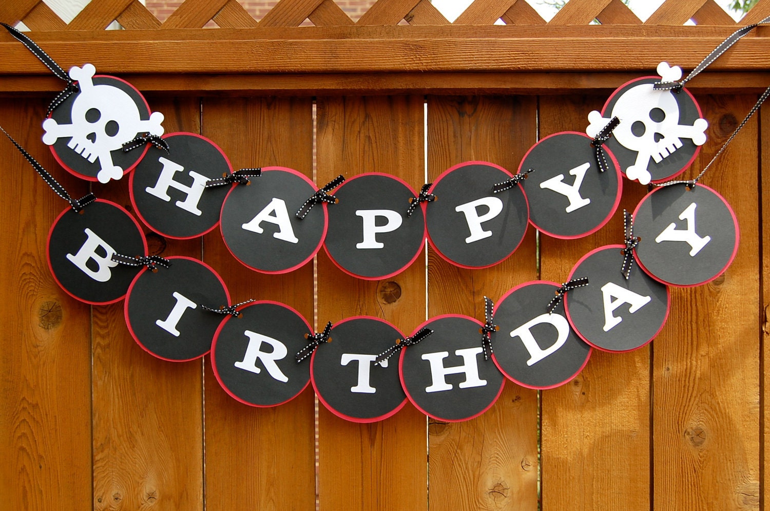 Pirate Happy Birthday Banner