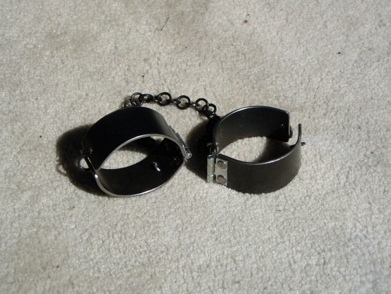 Slender Medieval style manacles suitable for BDSM by JezWolf