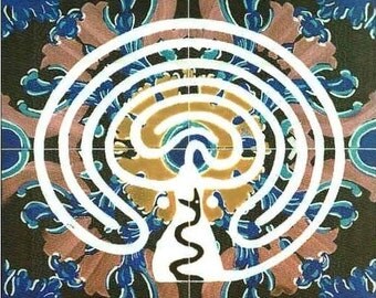 Goddess Labyrinth1 Limited Edition Giclee Print 5x5