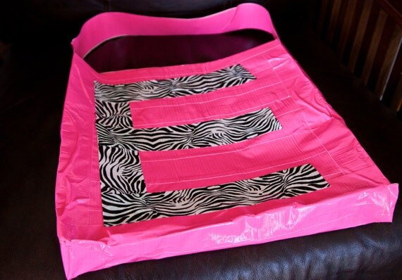 Items similar to Personalized Duct Tape Tote Bag on Etsy