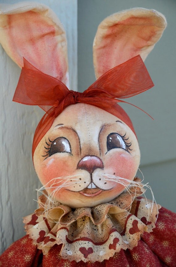 Primitive Bunny Pattern Rabbit PDF e-pattern Easter