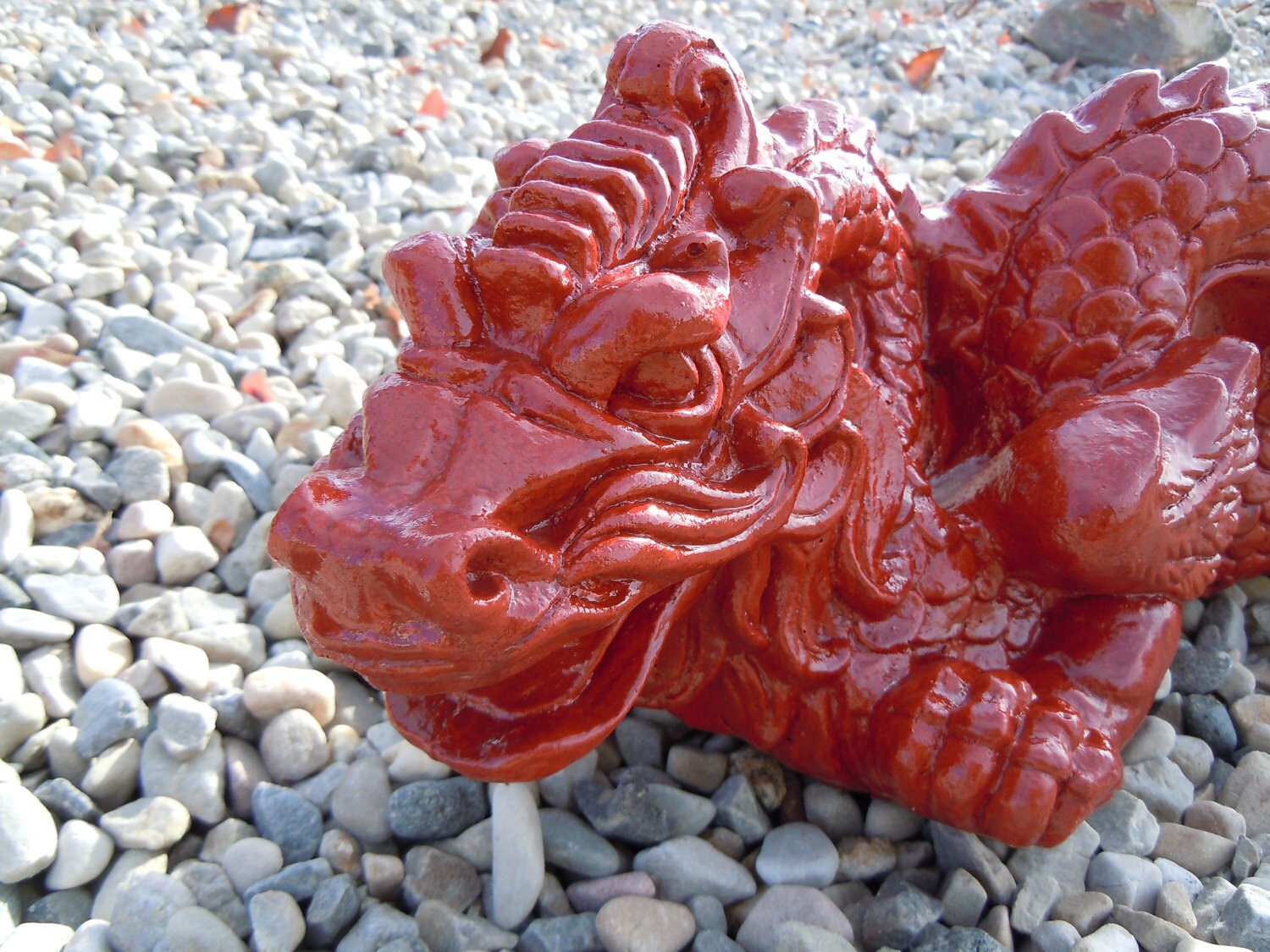 Concrete Dragon Garden Statue