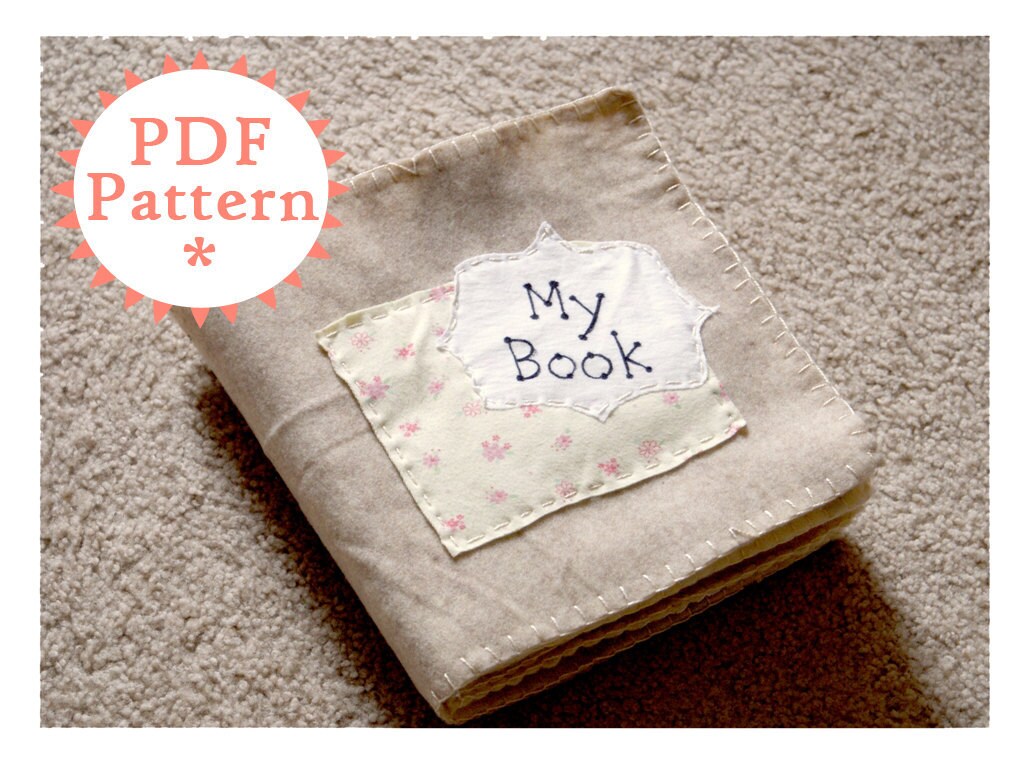 Quiet Book Printable PDF Pattern With Instructions Instant