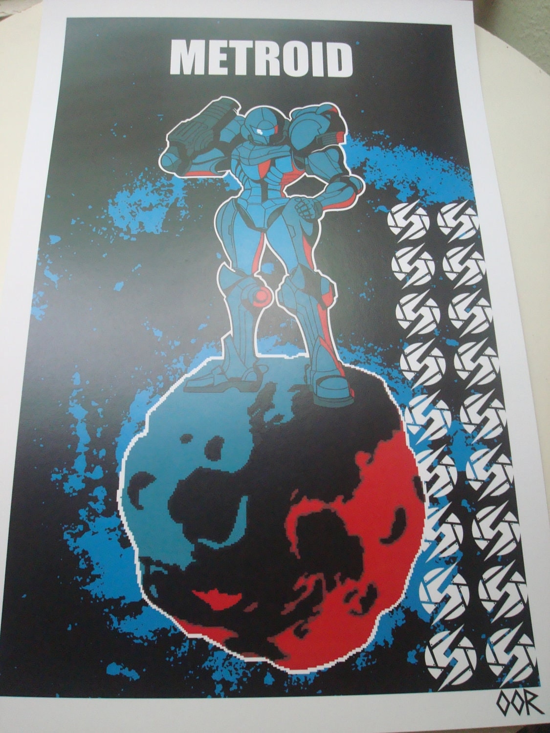 Metroid poster print