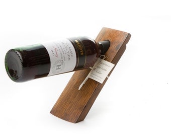 Under Cabinet WIne Barrel Stave wine Glass Rack