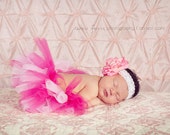 Items similar to Newborn Fuchsia and Light Pink tutu on Etsy