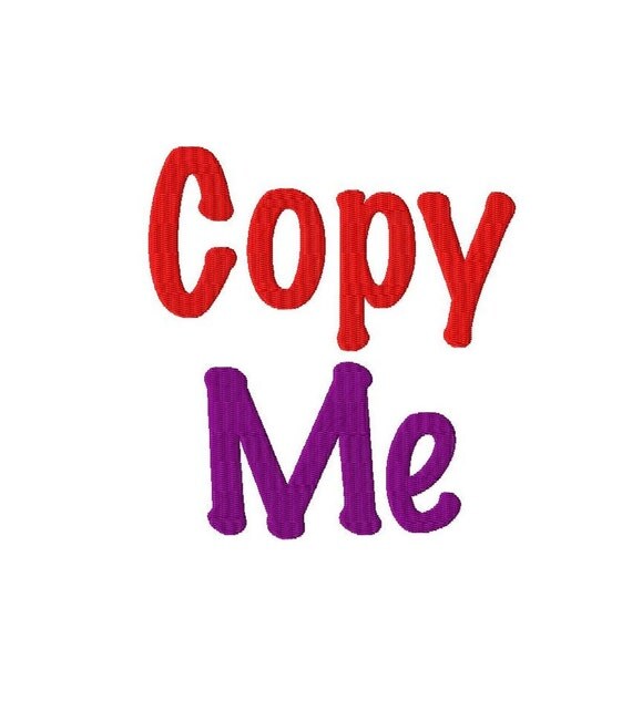 Copy Me Machine Embroidery Font Sizes