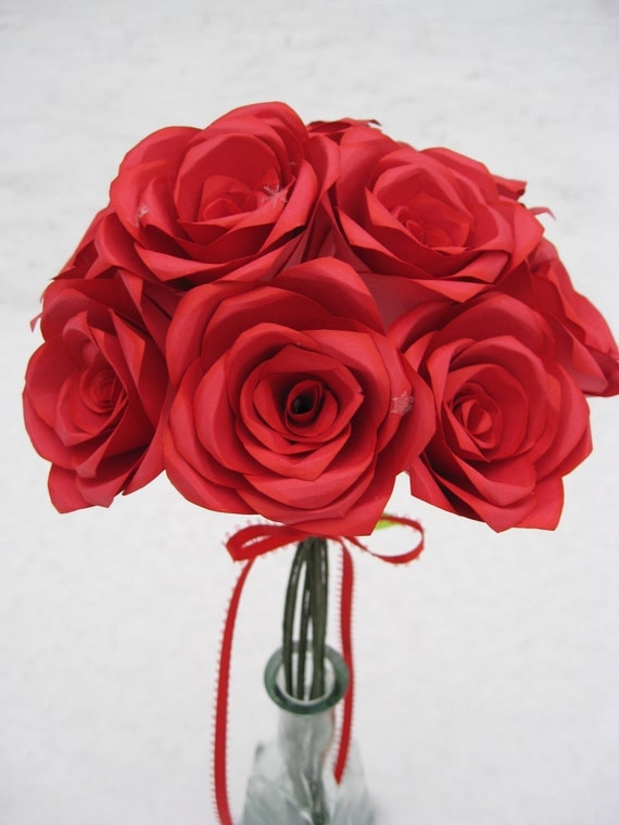 Red Paper Rose