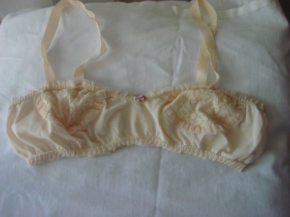 vintage training or teen bra by Birdiesandlace on Etsy