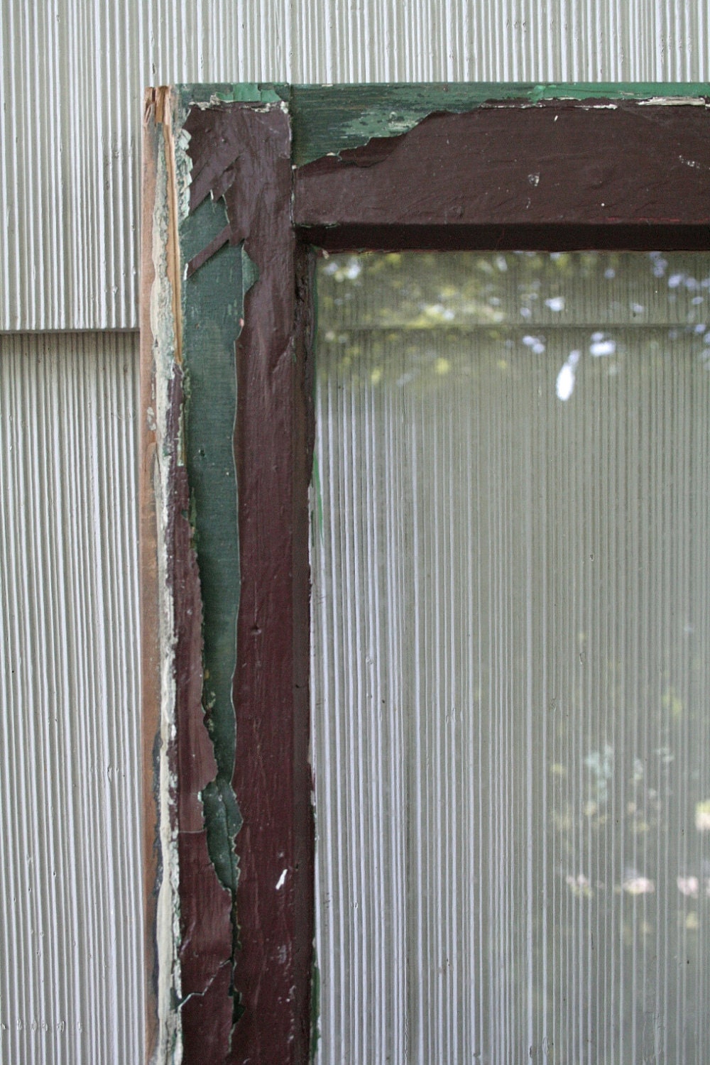 Salvaged 6 pane window