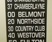 Items similar to Richmond VA Bus/Trolley Destination Roll Sign on Etsy
