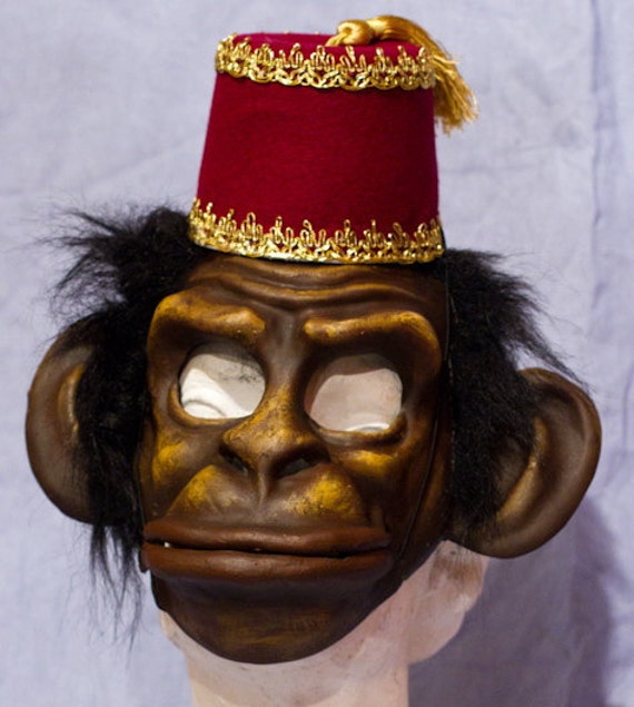 Monkey Mask by belfrymasks on Etsy
