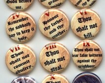 Unique 10commandments related items | Etsy
