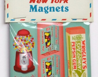 Unique candy magnets related items | Etsy