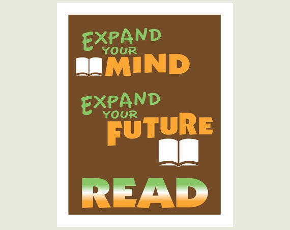 Items similar to Reading poster Expand Your Mind Expand Your Future on Etsy Items similar to Reading poster Expand Your Mind Expand Your Future on Etsy
