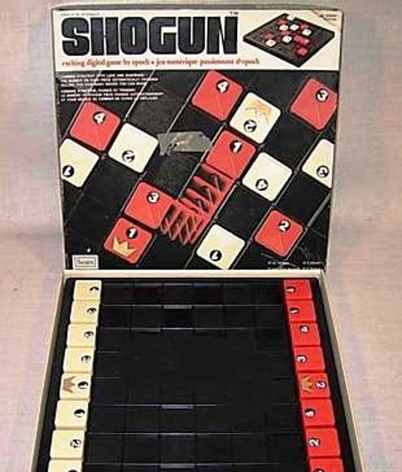 Vintage Shogun Magnetic Digital Board Game Free Shipping 1976