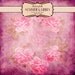 Floral Digital Paper scrapbook premade pages 12x12 inch