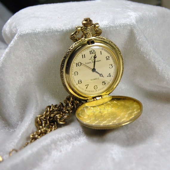 Unusual Vintage Louis Jourdan Paris Scene Men's Pocket