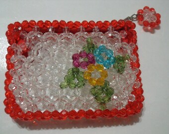Popular items for beaded wallet on Etsy