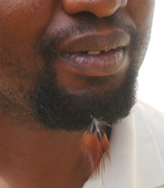 Items similar to Blackbeard's, Beard Enhancement Kit, Feather Hair ...