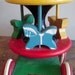 Vintage Pull Toy Wooden Carousel by Brio